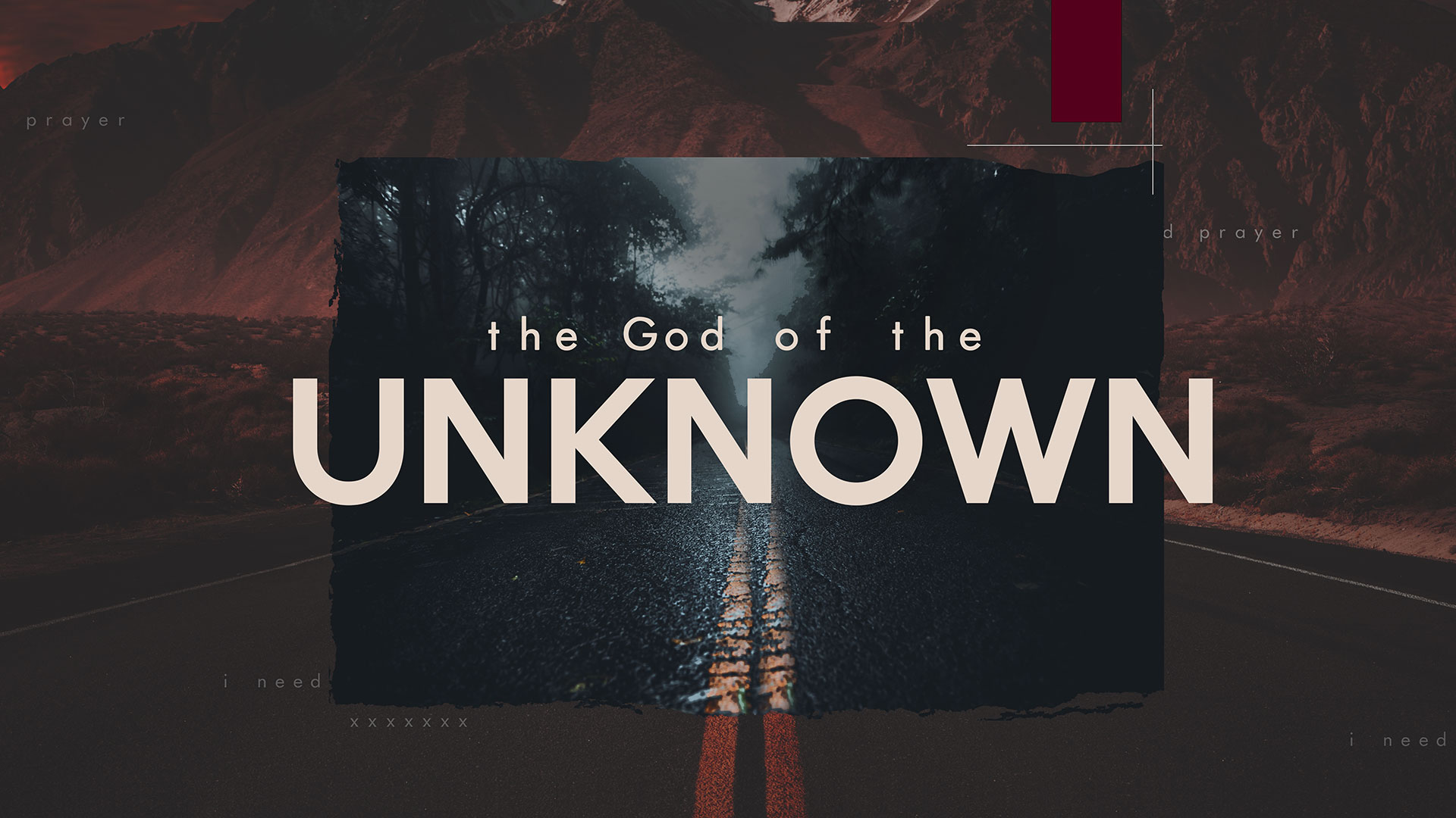 The God of The Wilderness - The God of the Unknown - Restoration City ...